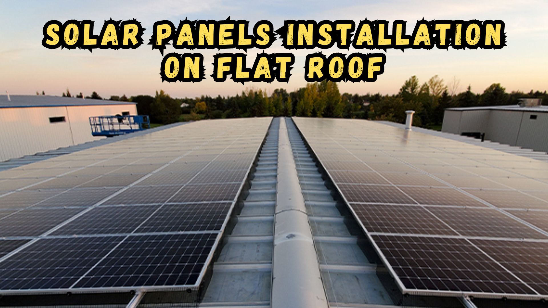 Solar Panels On Flat Roofs In California - Gecko Solar Energy