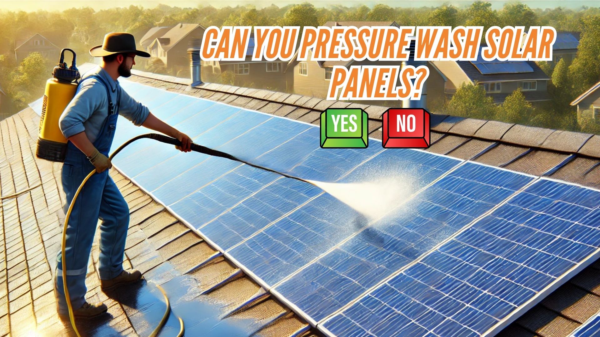 Can You Pressure Wash Solar Panels? Safety Tips Explained
