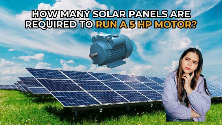 How Many Solar Panels to Run a 5 HP Motor? | Gecko Solar